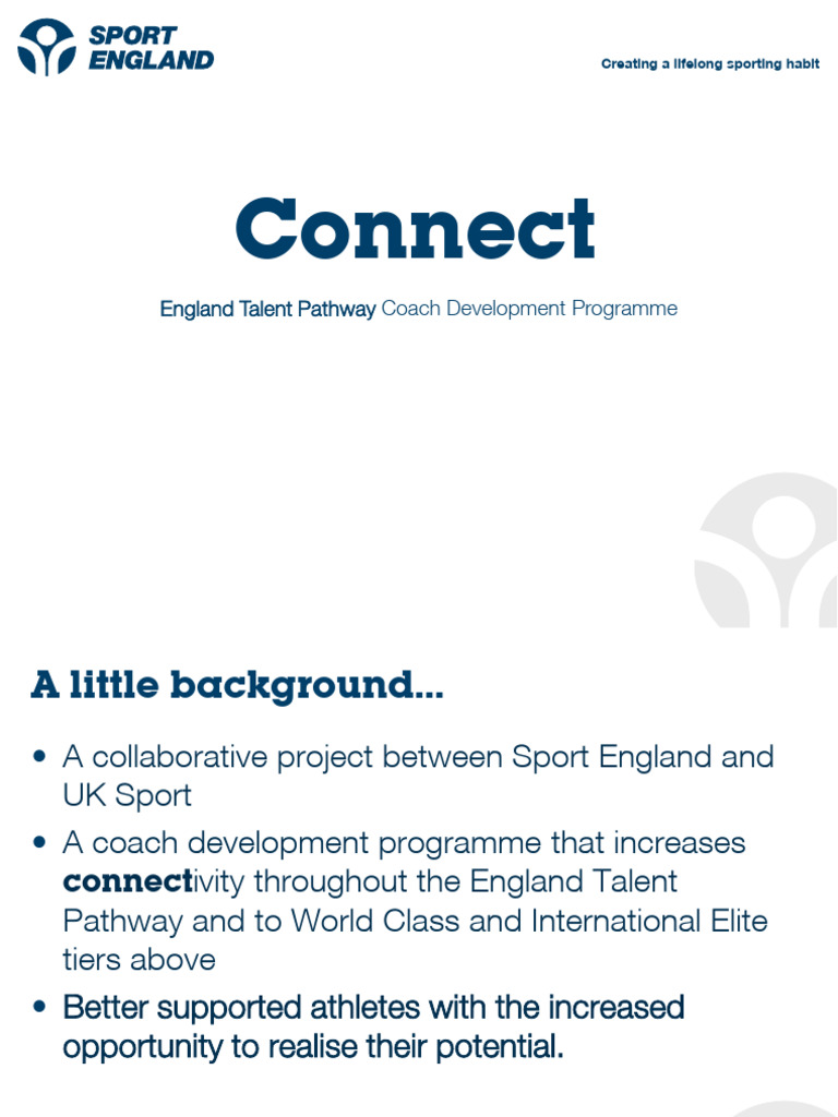 Talent Pathway Coach Development Programme - England | PDF | Learning ...