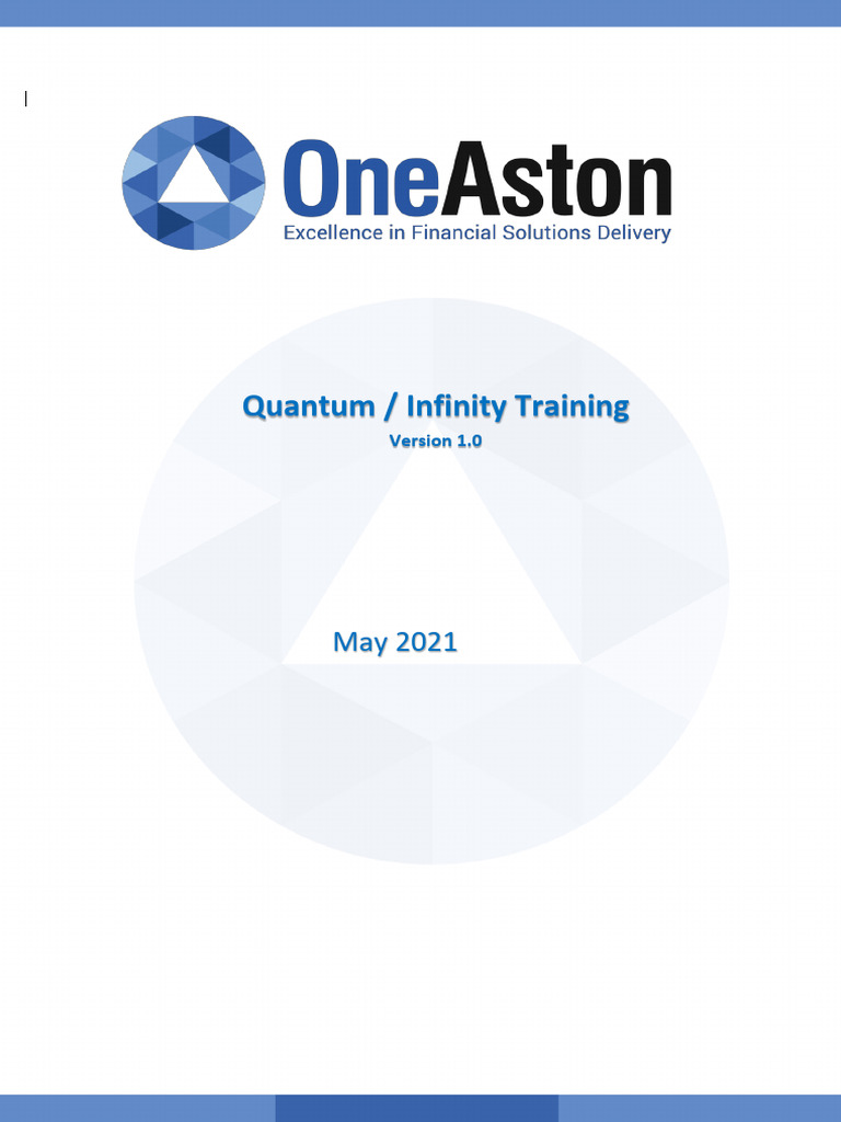 Quantum Infinity Training V0.1 | PDF | World Wide Web | Internet & Web