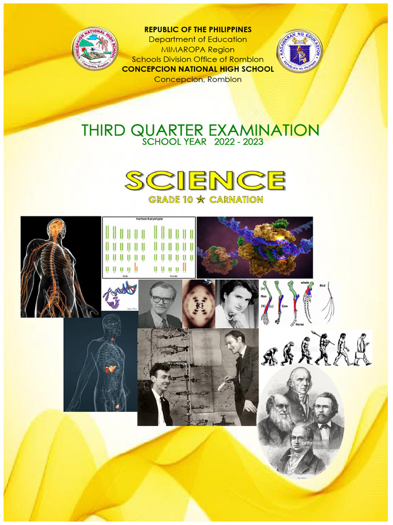 Third Quarter Exam - Science 10 Carnation Green | Download Free PDF ...