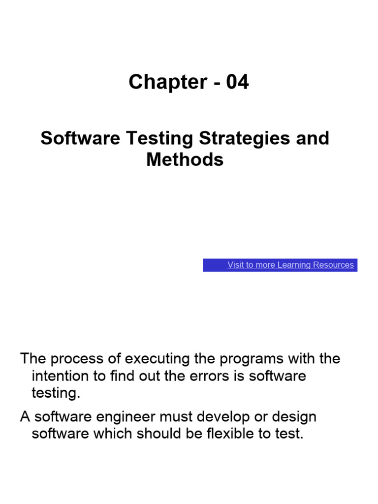 Software Testing Strategies Explained | PDF | Software Testing ...