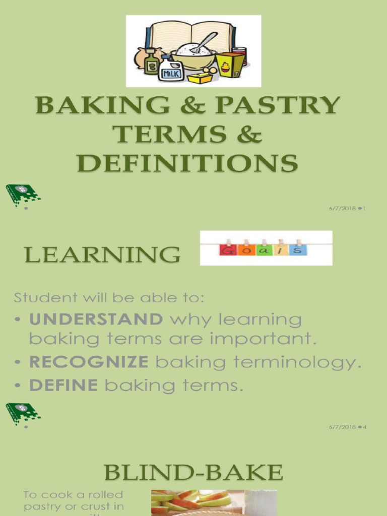 Definition of Terms in Baking | PDF