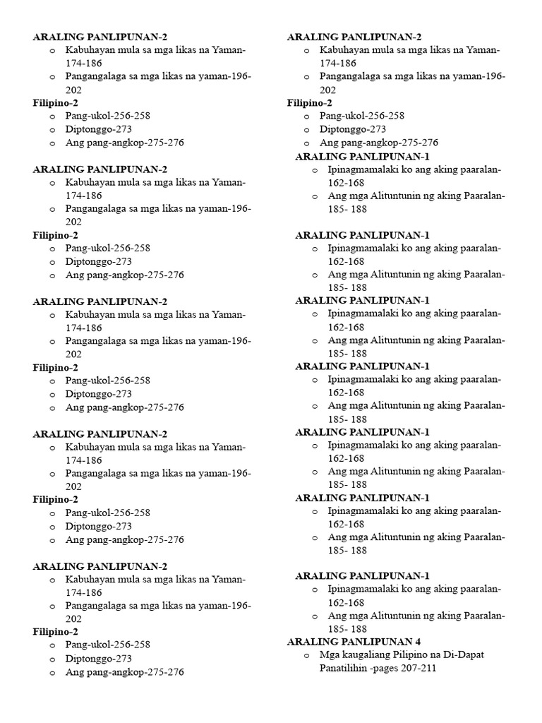 3RD Pointers To Review | PDF