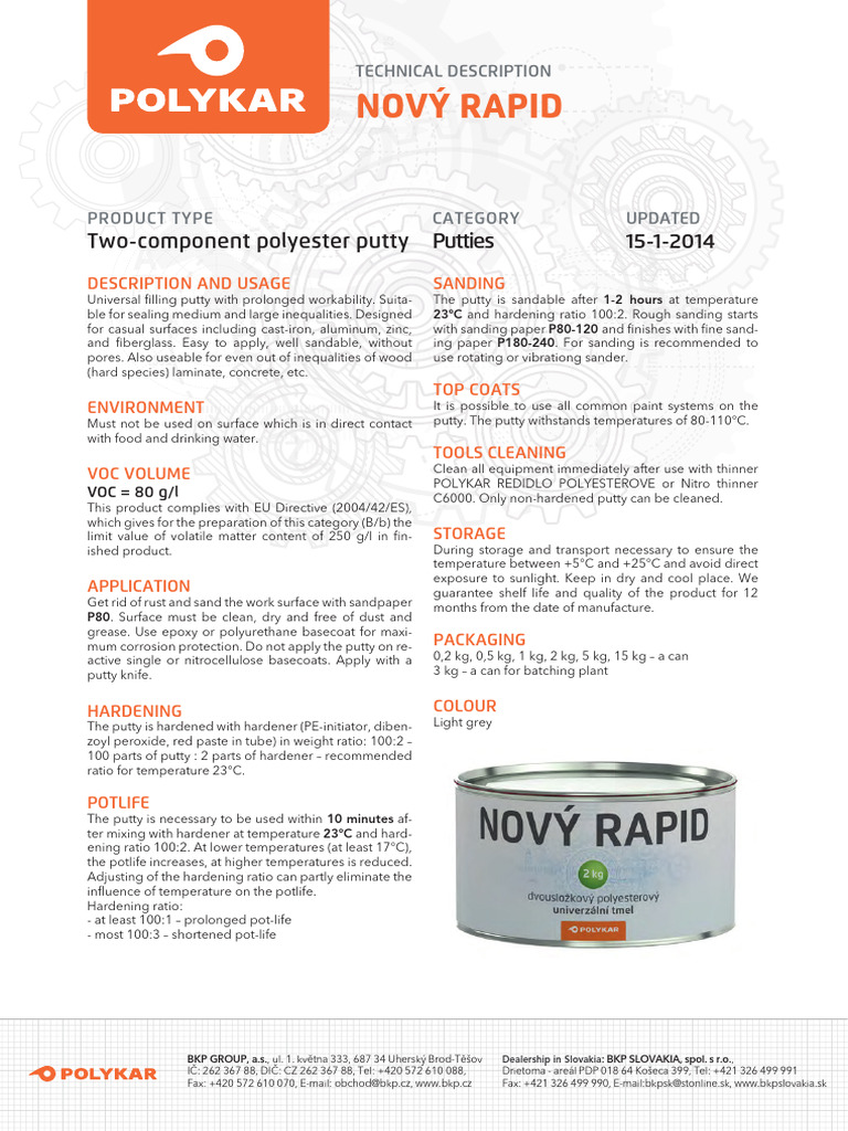 Universal Putty for DIY Repairs | PDF | Secondary Sector Of The Economy ...