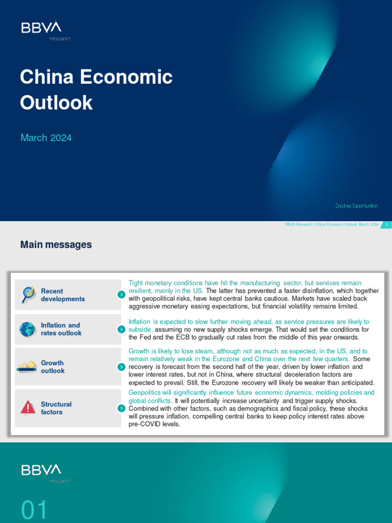 2024Q1 China Economic Outlook - Edi | PDF | Monetary Policy | Inflation