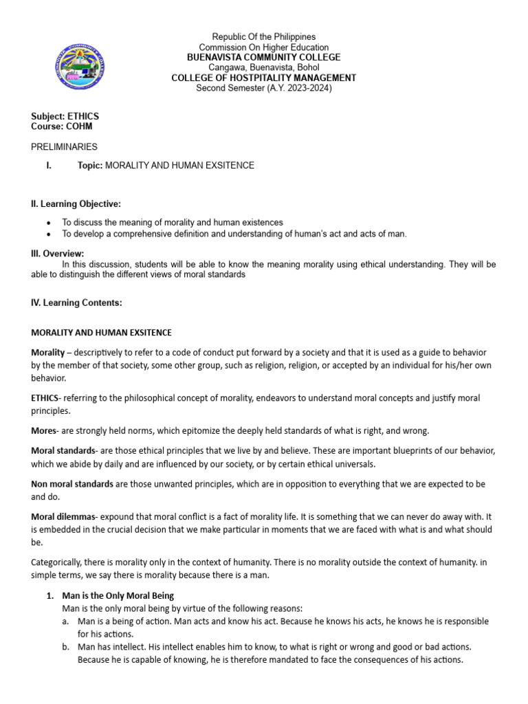 Week-4-Midterm 2024 | PDF | Morality | Knowledge