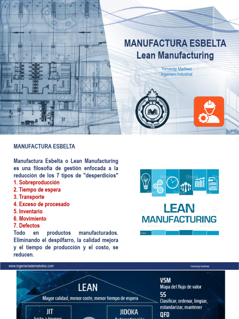 Optimización Lean y SMED en Manufactura | PDF | Lean Manufacturing ...
