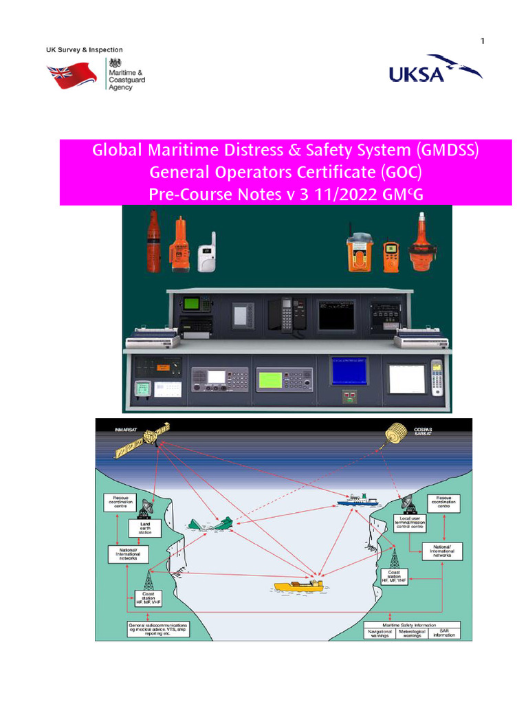 OOW - GMDSS GOC Pre-Course Notes | PDF | Electronics | Information And ...