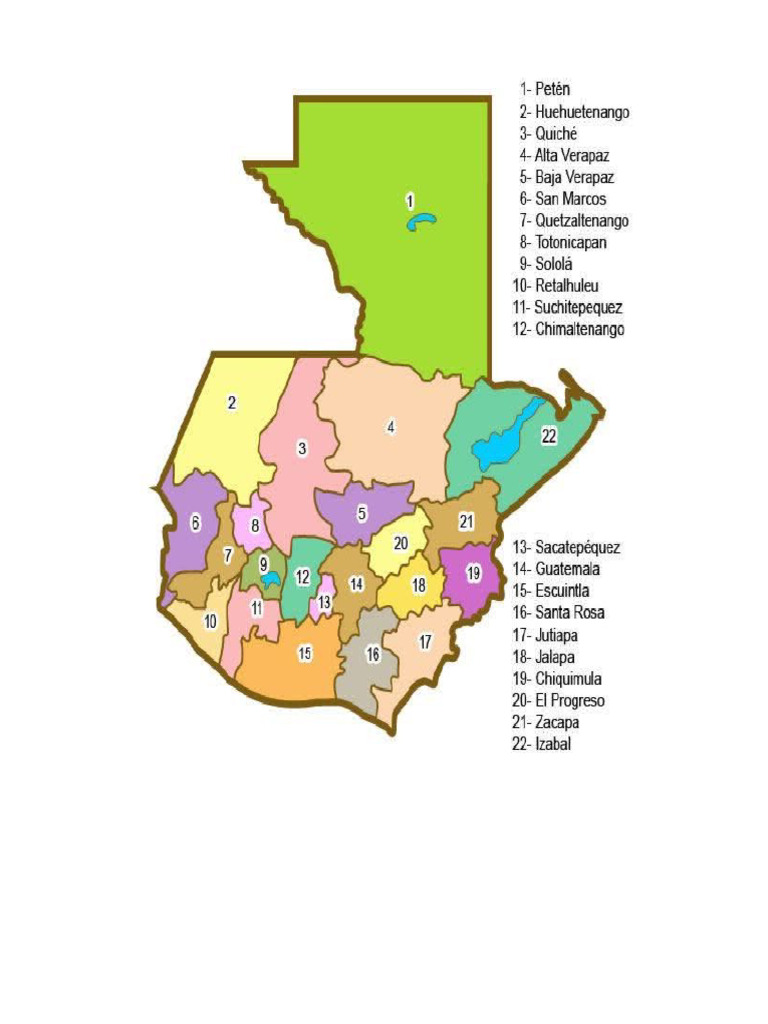 Mapa Guatemala | PDF