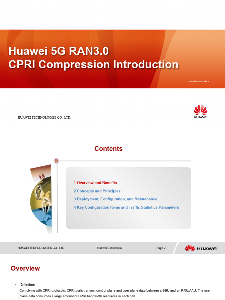 Training Course - 5G RAN3.0 CPRI Compression Introduction | PDF ...