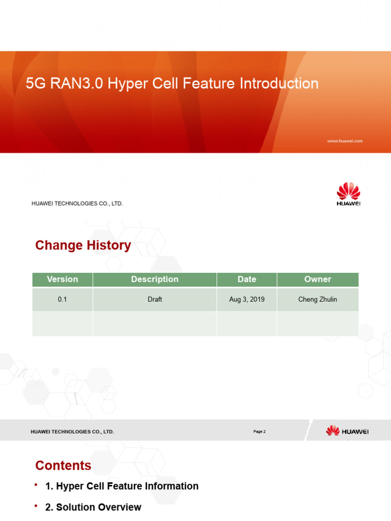 Training Course - 5G RAN3.0 Hyper Cell | PDF | Telecommunications ...