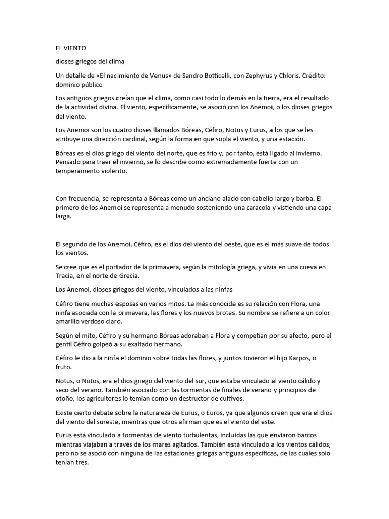 El Viento | PDF
