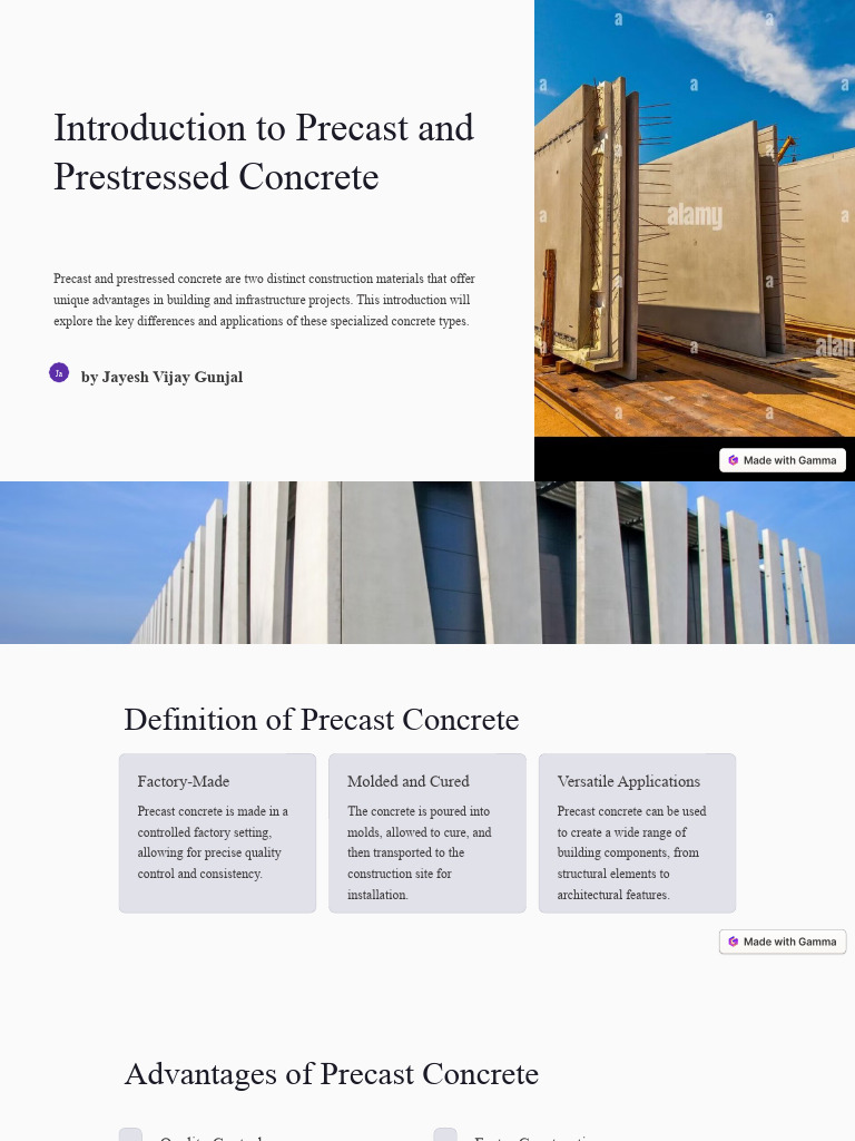 Introduction To Precast and Prestressed Concrete | PDF | Prestressed Concrete | Concrete