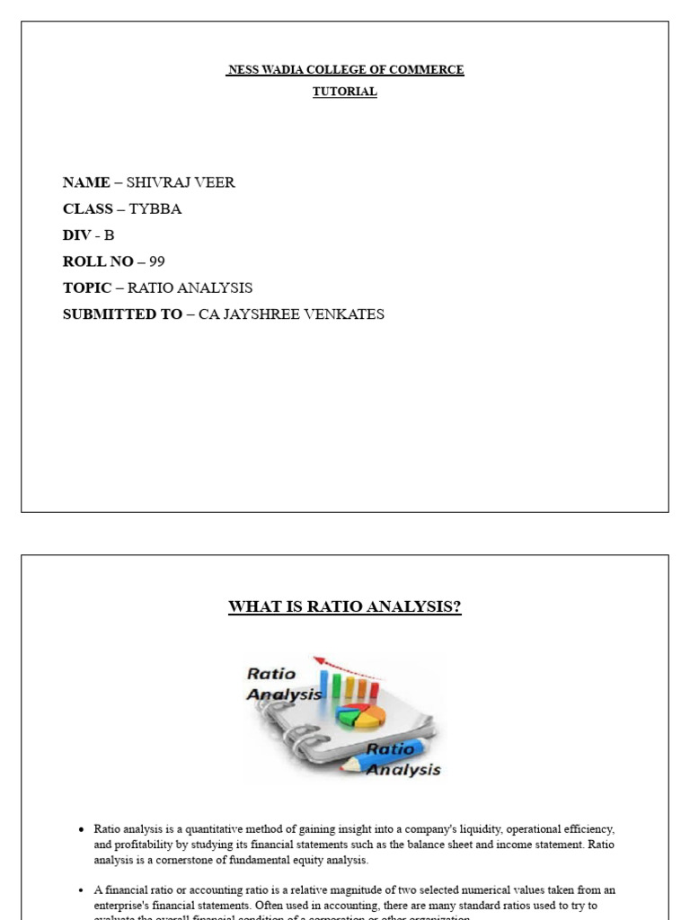 Ratio analysis | PDF | Equity (Finance) | Investing