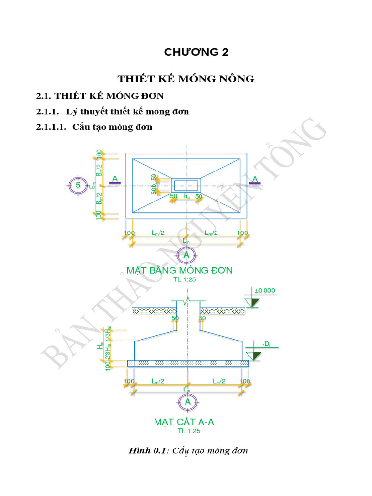 c2 - Huong Dan Giai Bai Tap Thiet Ke Mong Non | PDF
