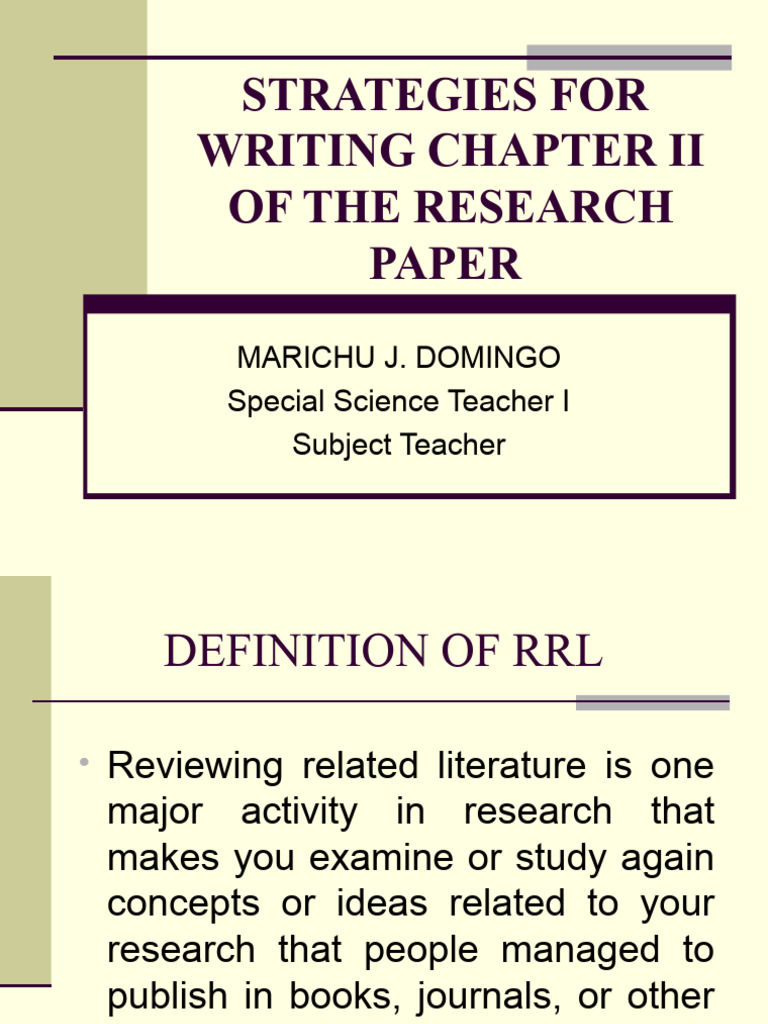 Writing Chapter 2 | PDF | Plagiarism | Citation
