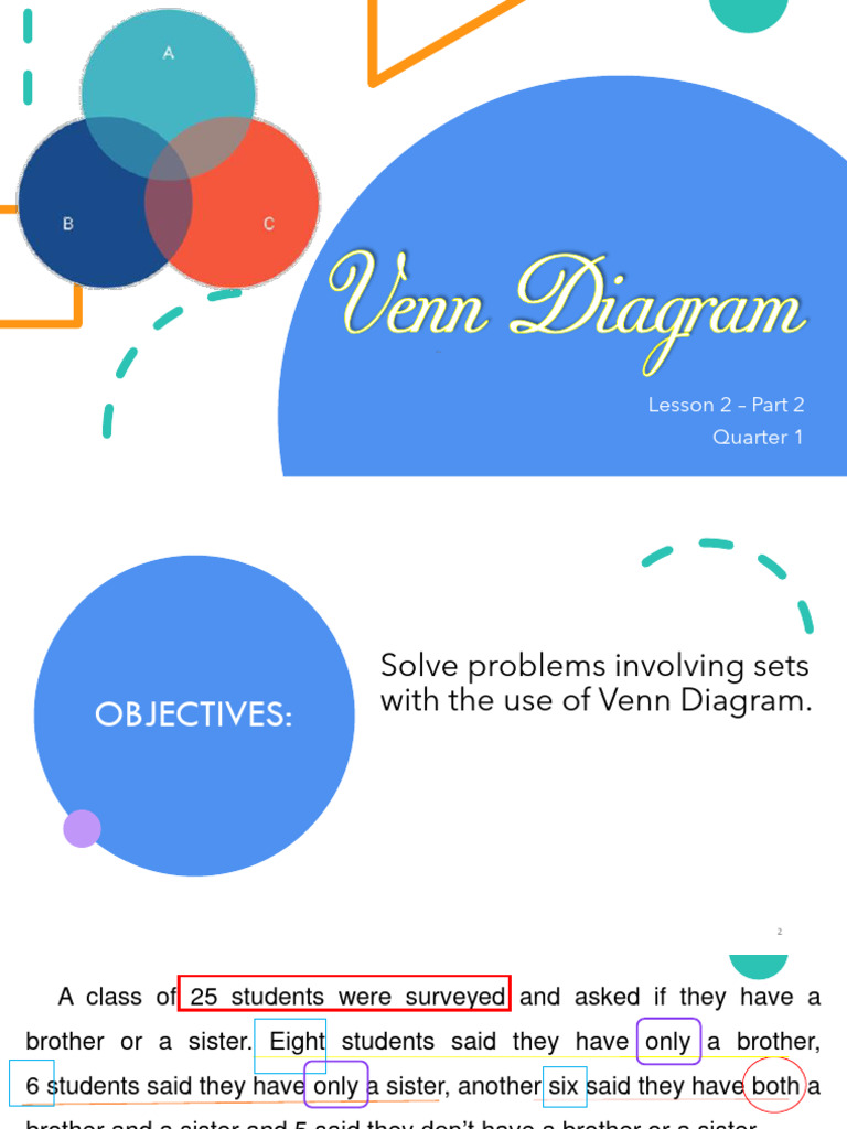 Module 2 Part 2 Math 7 Venn Diagram Problem Solving | Pdf | Mathematics