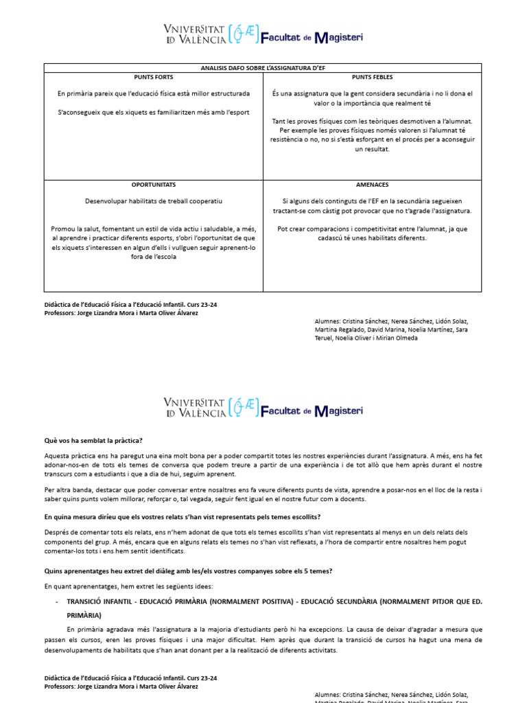 DAFO I Reflexió - 23-24 | PDF
