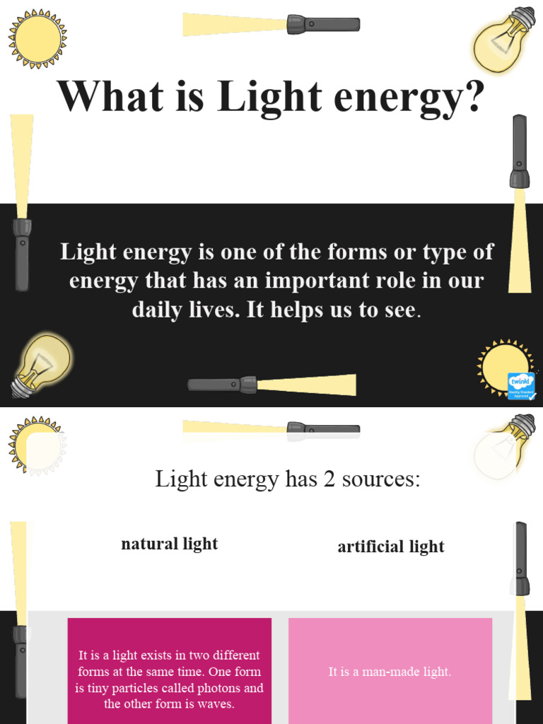 Understanding Light Energy Sources | PDF | Science & Mathematics