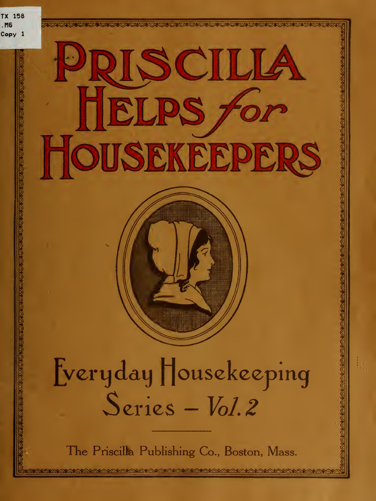 10.33 Priscilla Helps For Housekeepers | PDF | Seam (Sewing) | Plants