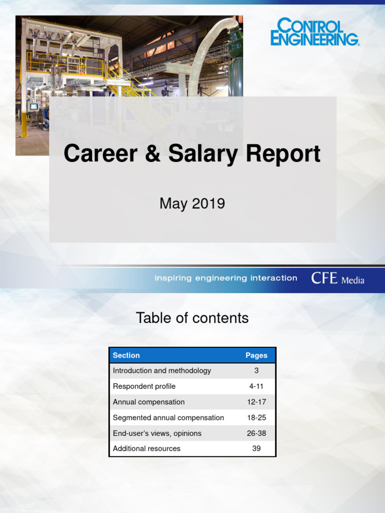 Control Engineering 2019 Career and Salary Study | PDF | Academic Degree | Survey Methodology