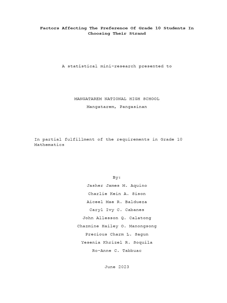 Final Defense | PDF | Weighted Arithmetic Mean | Likert Scale
