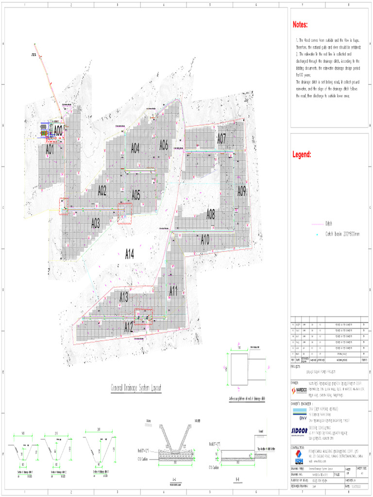 NAREDCO-TED-0016-V6 General Drainage System Layout | PDF