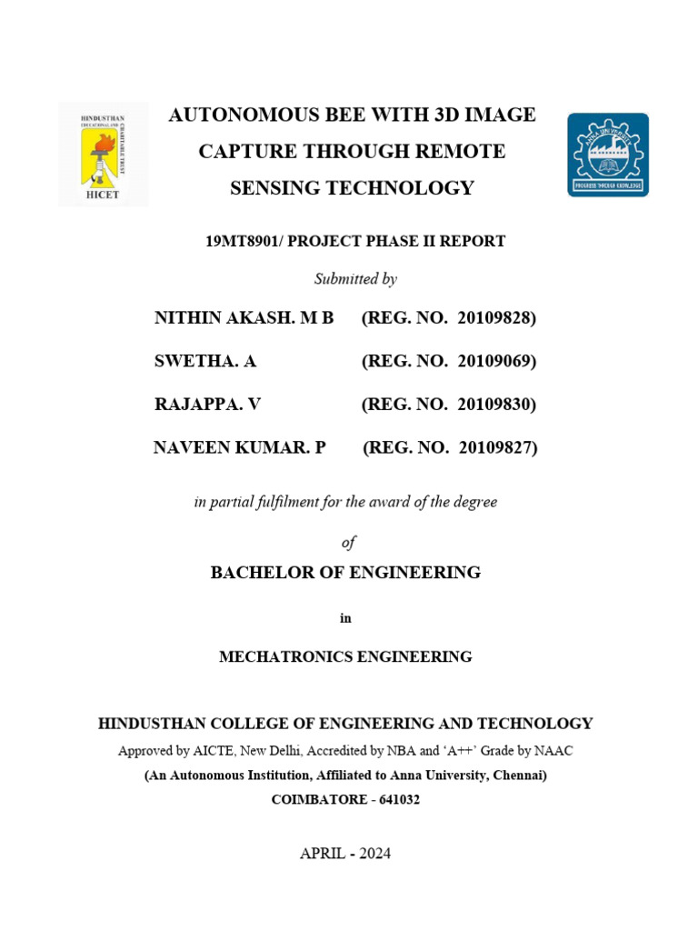MCT Project Phase II Report | PDF | Lidar | Robotics