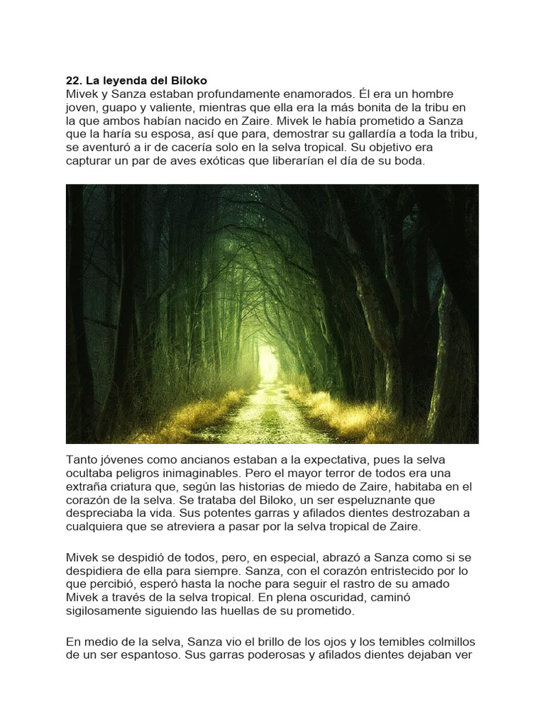 La Layenda de Biloko | PDF | Poesía