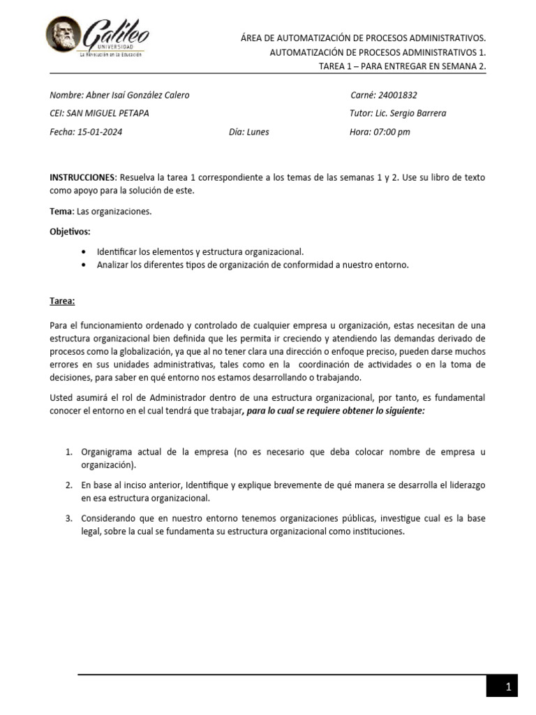 EDITADA tarea+1+apa1 | PDF | Business | Cognición