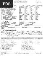 Grade 6 English Test Practice | PDF