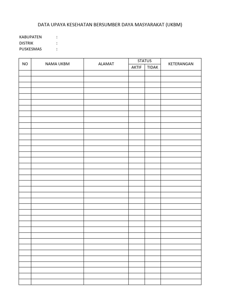 Form Lap Promkes'1 | PDF