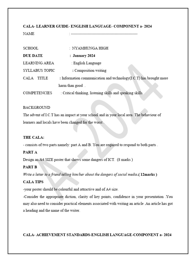 2024 - Cala - A - 2024 | PDF | Information And Communications Technology | Communication
