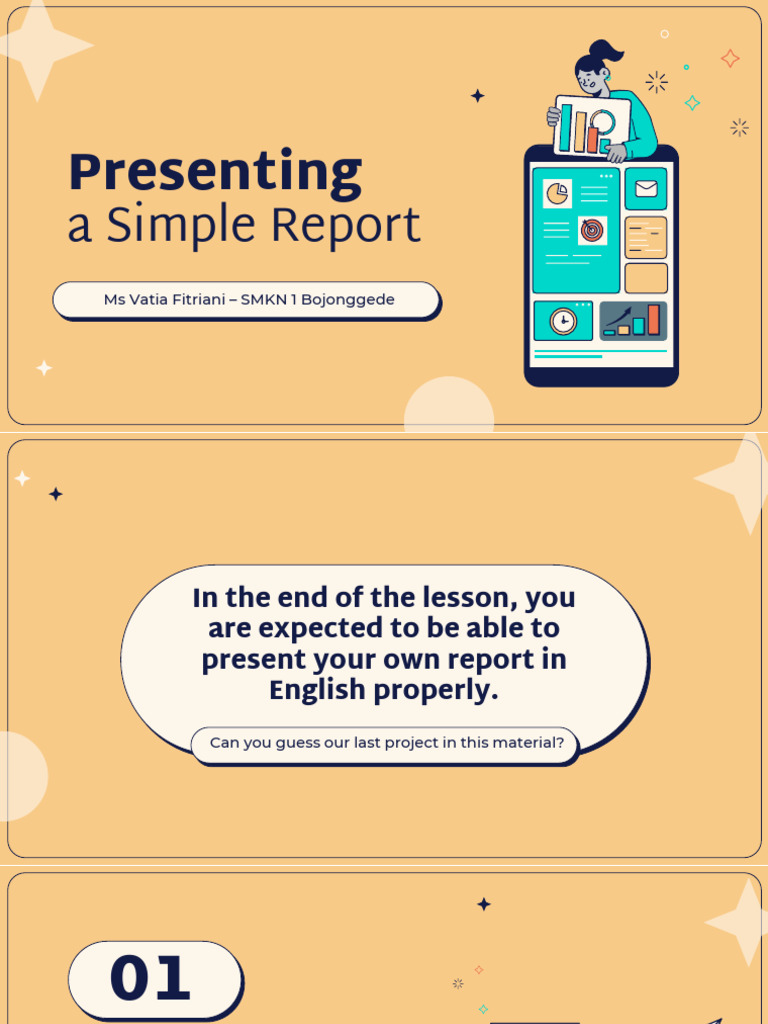 Presenting Simple Report | PDF | Human Communication