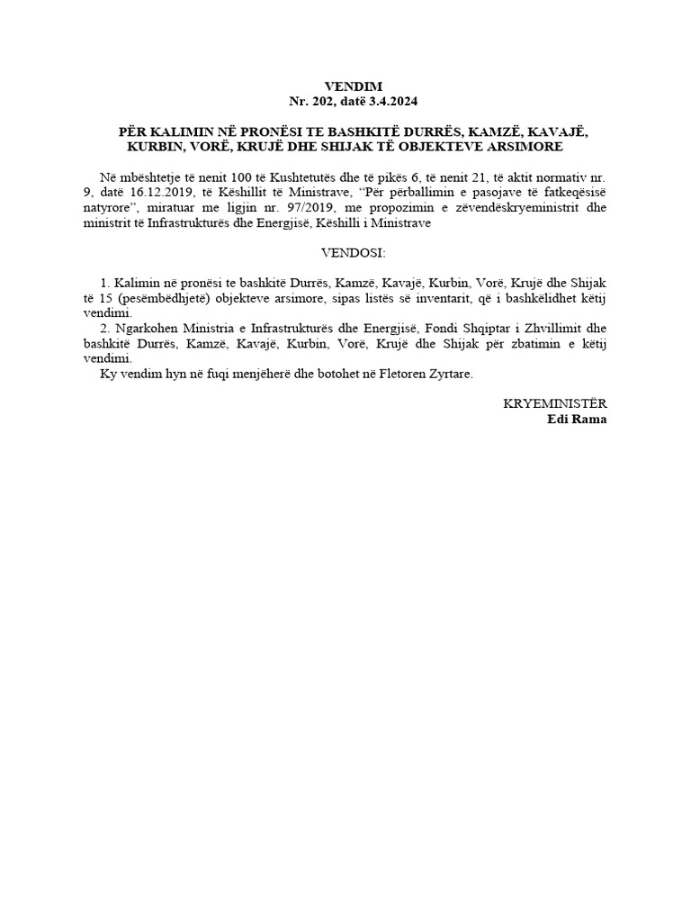 Vendim 2024 04 03 202 | PDF