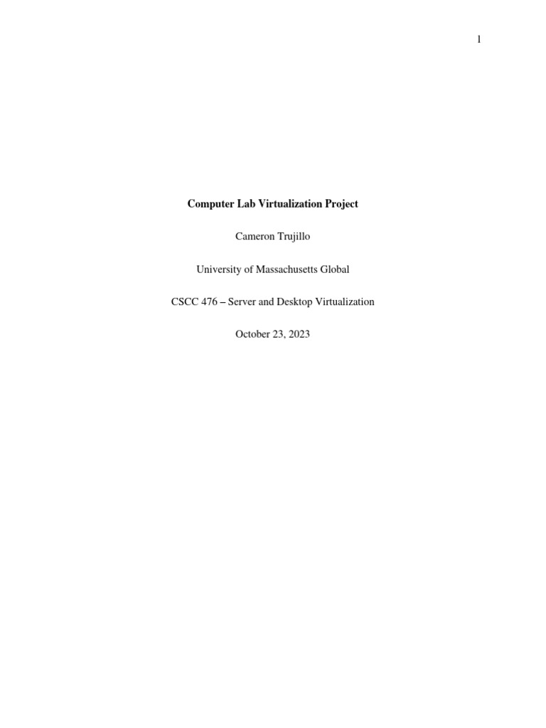 Virtualization Final | PDF | Virtualization | Server (Computing)