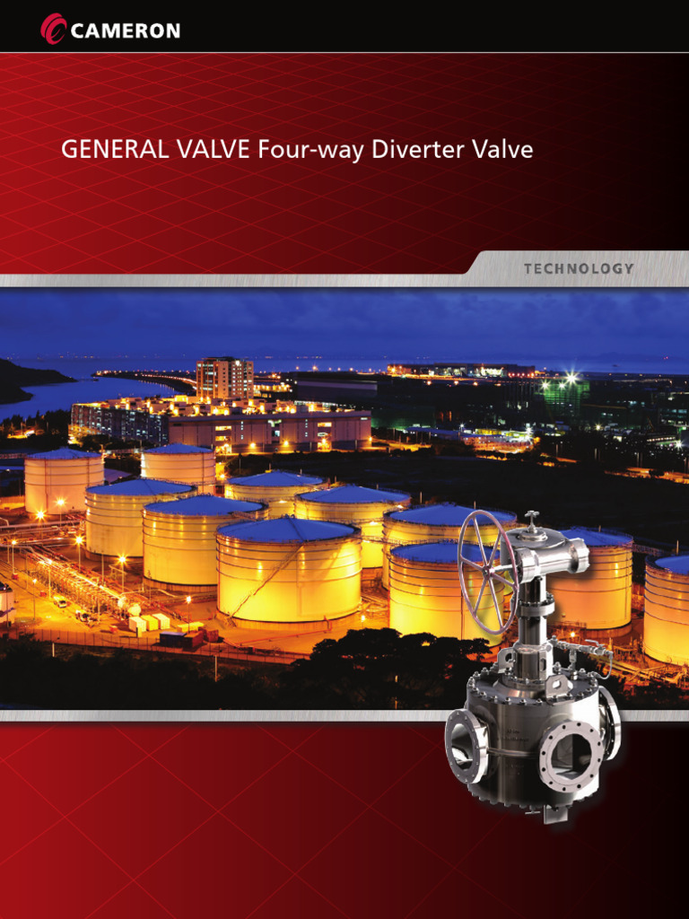 GENERAL-VALVE-Four-way-Diverter-Valve | PDF | Valve | Actuator