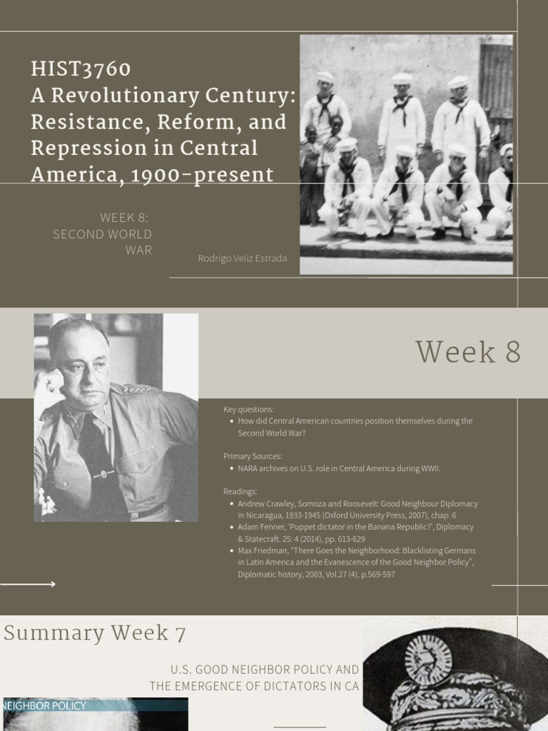 HIST3760 Week 8 | PDF
