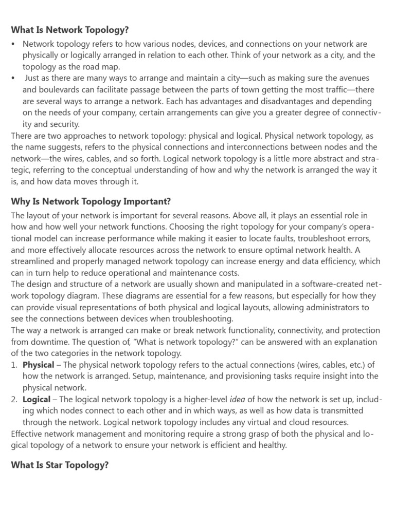 CH 5 Remaining Notes | PDF | Network Topology | Computer Network CH 5 Remaining Notes | PDF | Network Topology | Computer Network
