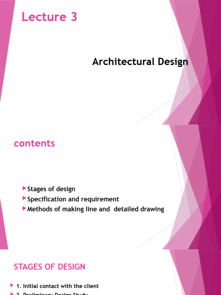 Lecture 3 | PDF | Design | Door