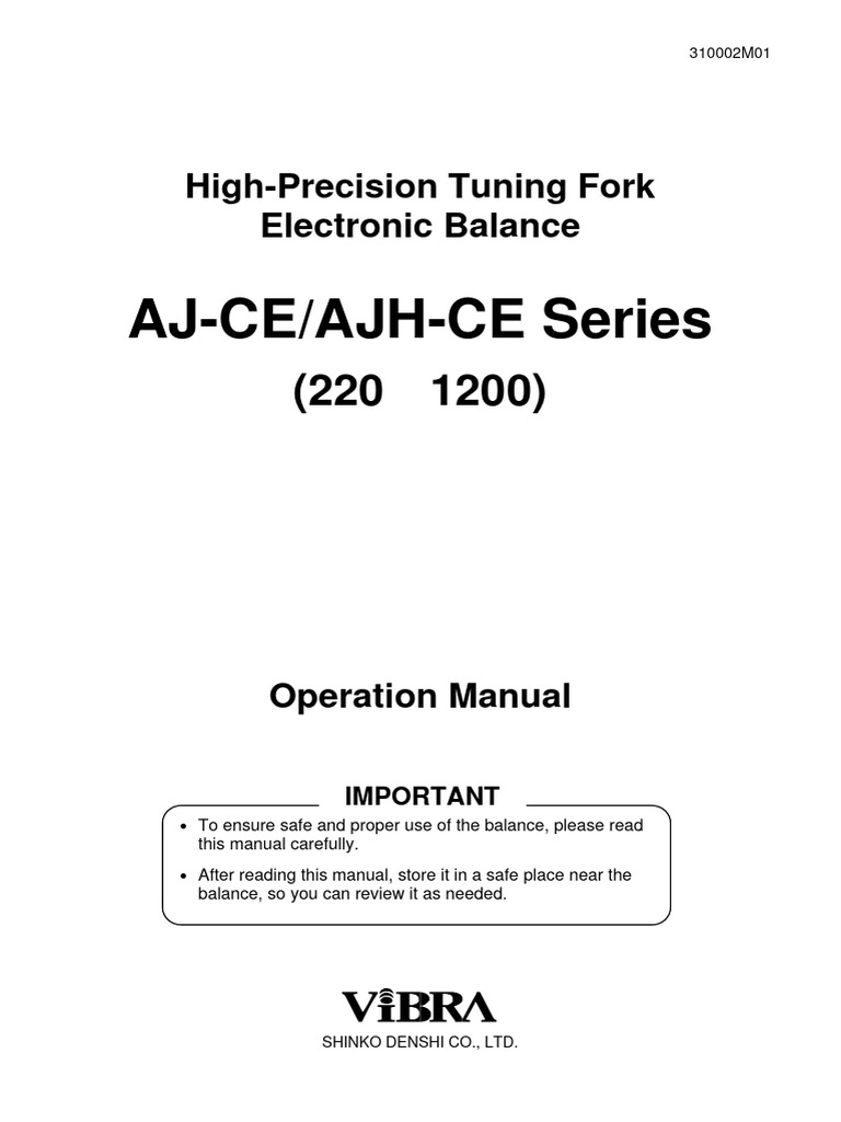 Vibra Aj Manual | PDF