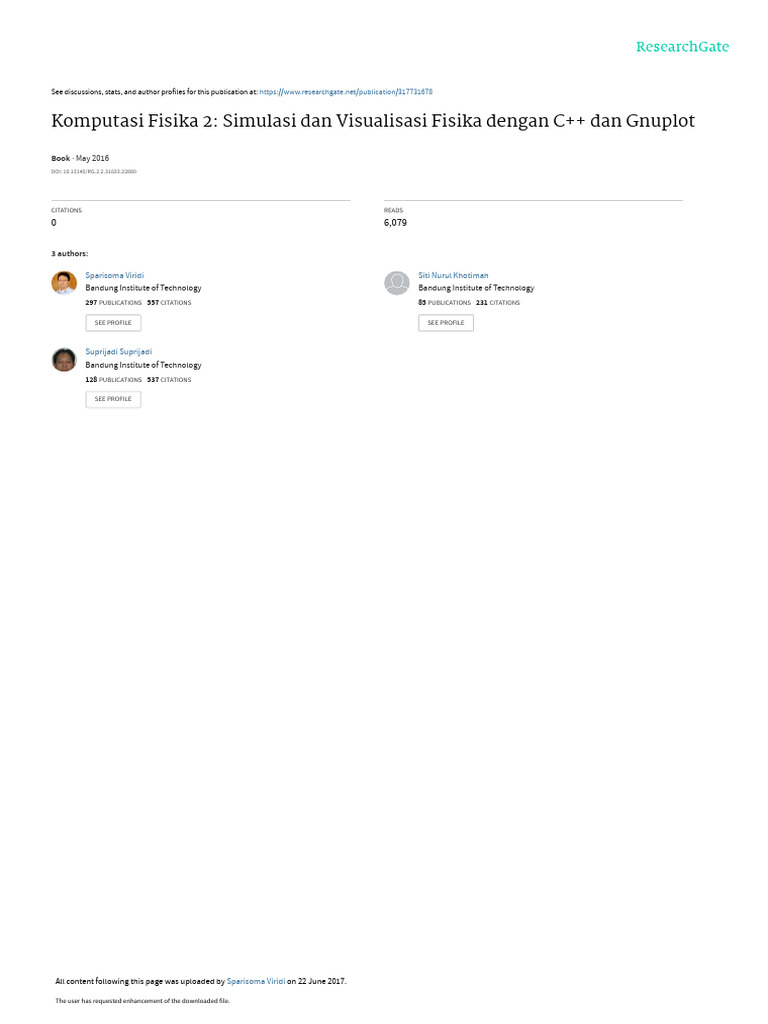 Komputasi Fisika 2 20170622 0847 | PDF