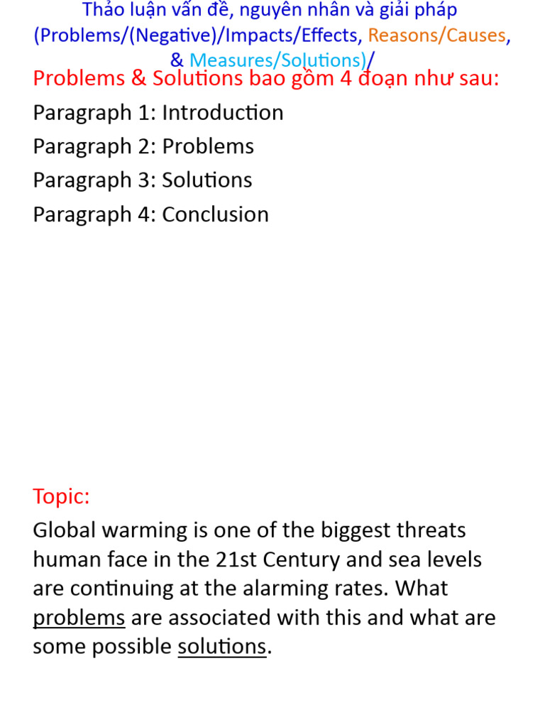 4. Causes- Effects.Problems-Solution | PDF | Flood | Flood Control