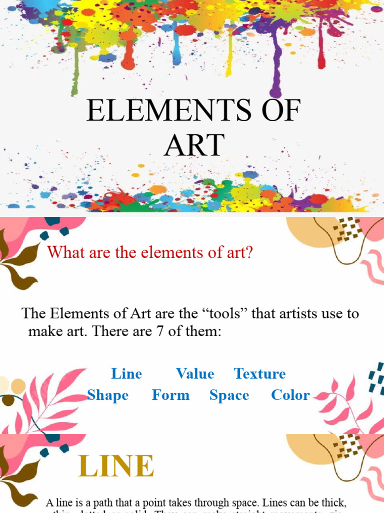 Elements of Art | PDF | Shape | Color