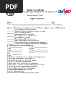 Science 3 1st Quarter Exam - Tos Matatag - Final | PDF | Liquids | Water