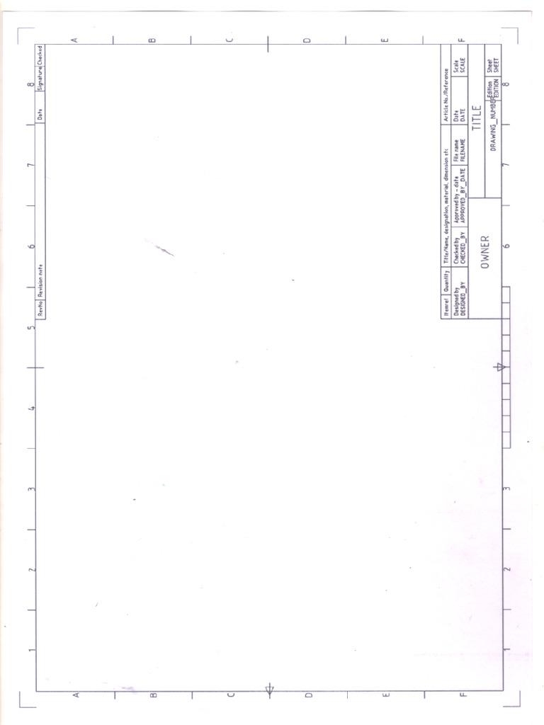 Blank Drawing Format | PDF