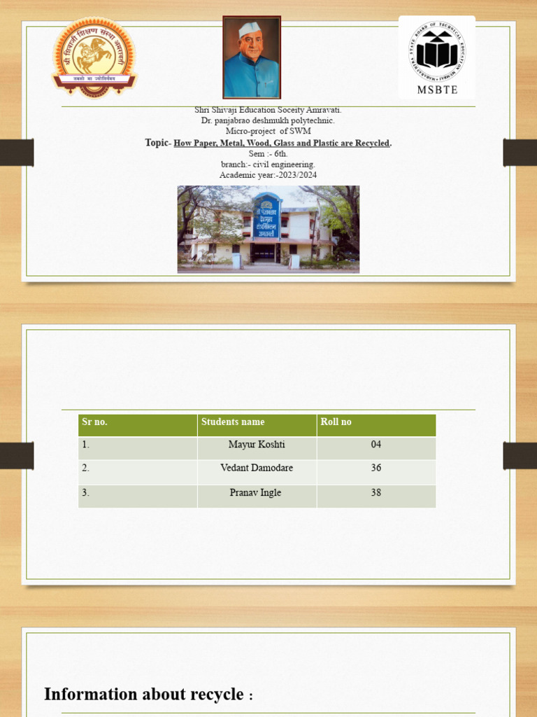 swm ppt mayur | PDF | Recycling | Waste