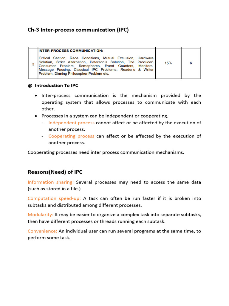 Unit-3 | PDF | Process (Computing) | Information Technology