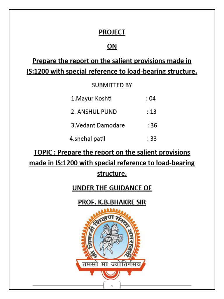 Eac Report | PDF | Structural Load | Brick
