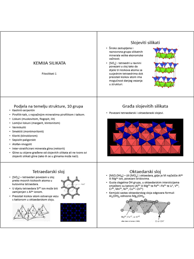 07silikati Filosilikati1 | PDF