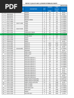 Metric Reamer Size Chart Overview | PDF | Cutting | Metalworking